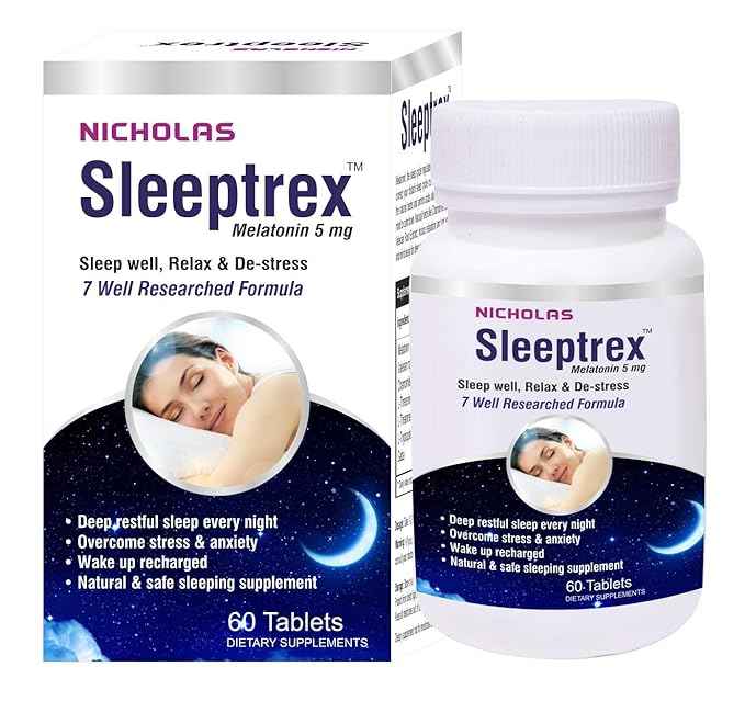 Nicholas Nutraceuticals Sleeptrex - 60 Tablets - Swadesii