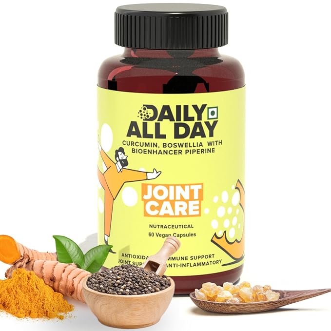 Daily All Day Curcumin Joint Care - 60 caps - Swadesii