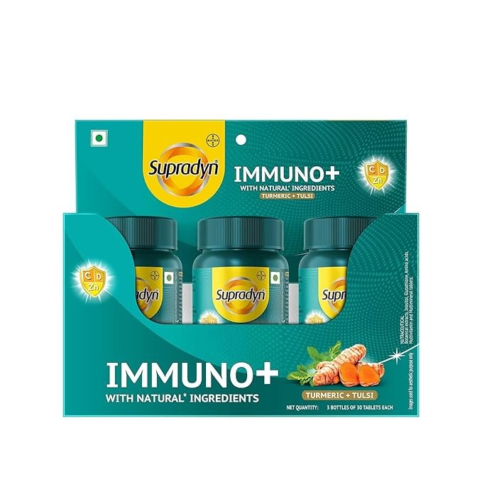 Supradyn Immuno + Multivitamin - 30 Tabs (Pack of 3) - Swadesii