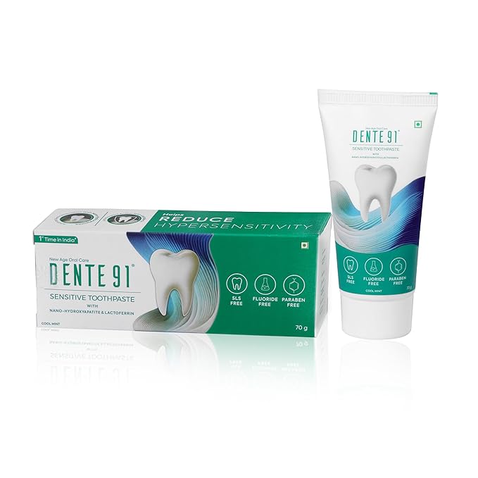 Dente91 Sensitive Toothpaste - 70 gms - Swadesii