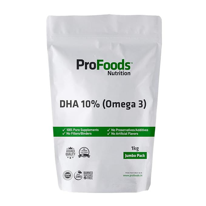 Profoods DHA 10% Omega 3 Powder - 1000 gms - Swadesii