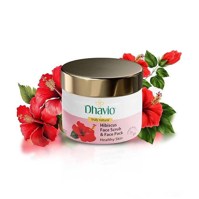 Dhavio Hibiscus Face Scrub - 100 gms - Swadesii
