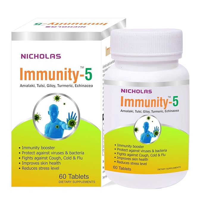Nicholas Nutraceuticals Immunity Booster Supplement - 60 Tablets - Swadesii