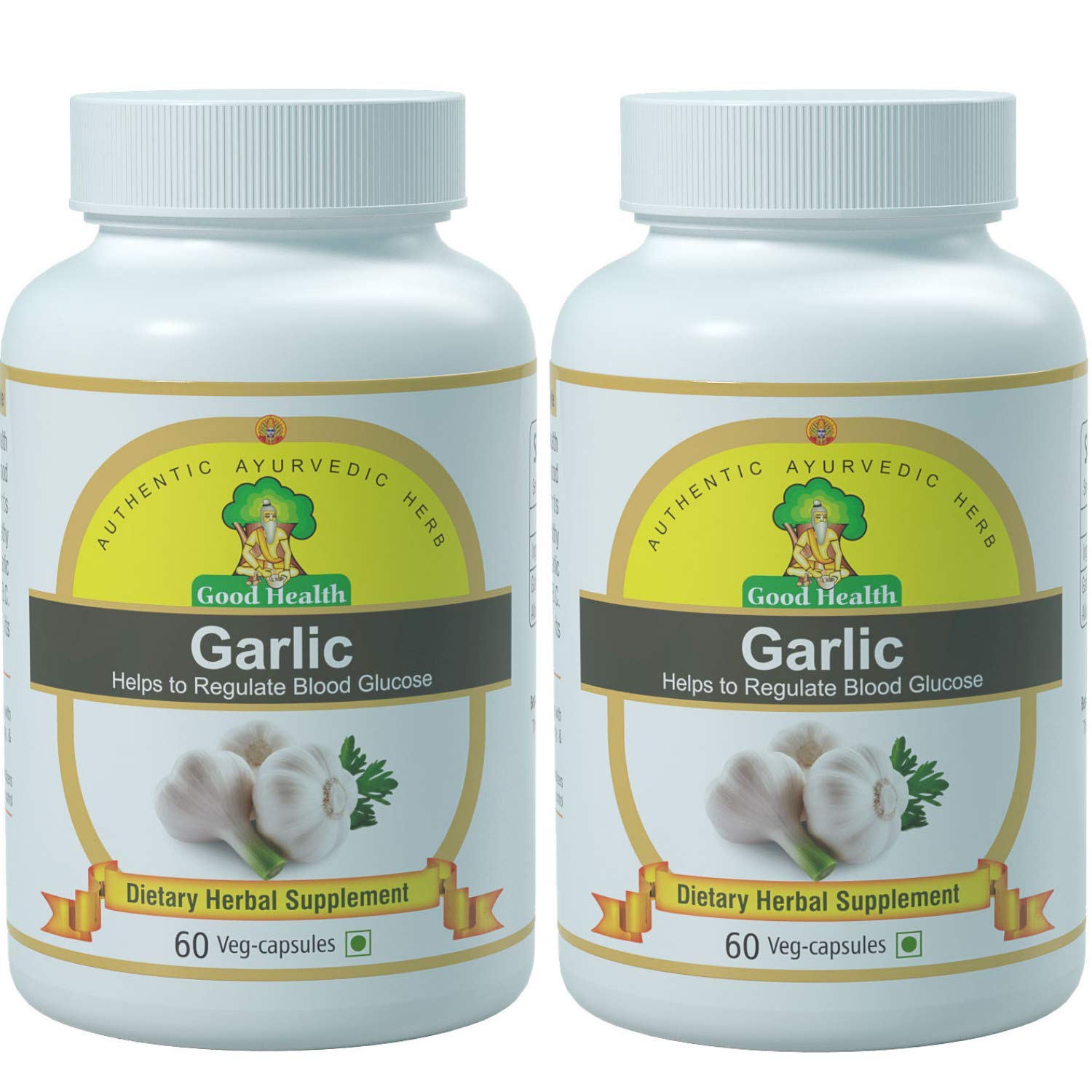 Good Health Garlic Extracts Pack of 2 - 60 Caps - Swadesii