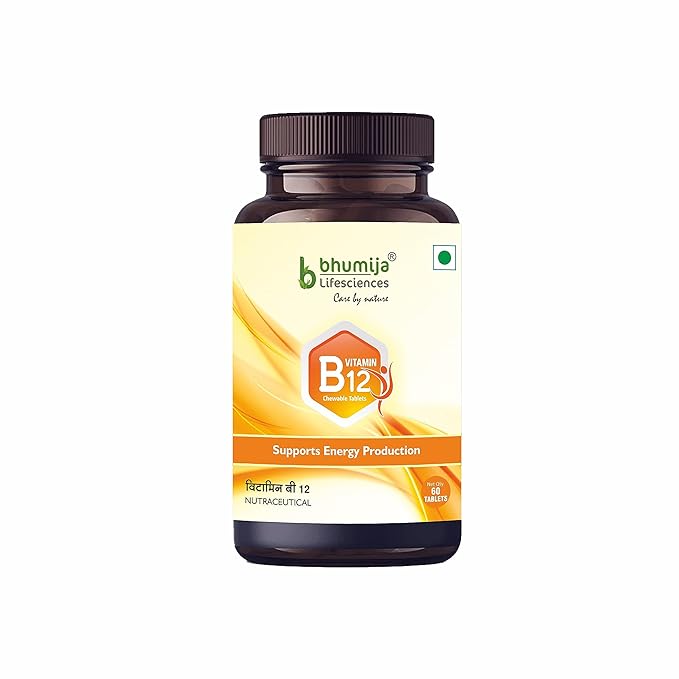 Bhumija Lifesciences Vitamin B12 Supplements - 60 Tablets - Swadesii
