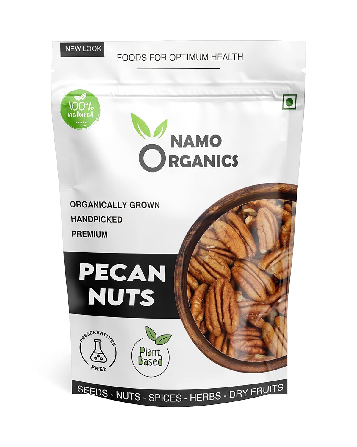 Namo Organics Dried Pecans Nuts - Swadesii