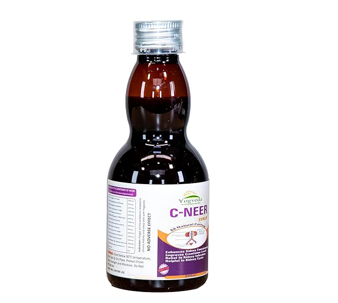 Yogveda C - Neer Syrup Kidney Creatinine Formula Enhances - 200 Ml ...