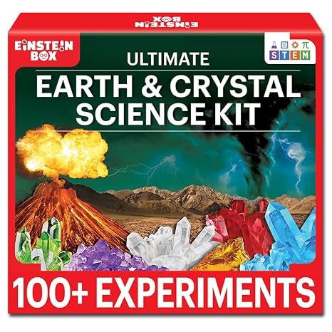 Einstein Box Ultimate Earth & Crystal Science Kit for Kids Stem Projec ...