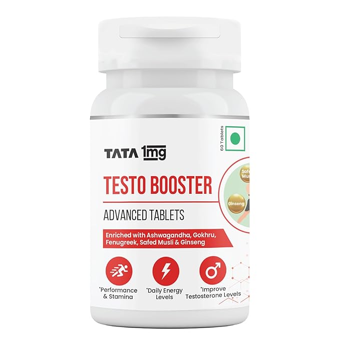 Tata 1mg Testosterone Booster Advanced Tablet - 60 tabs - Swadesii
