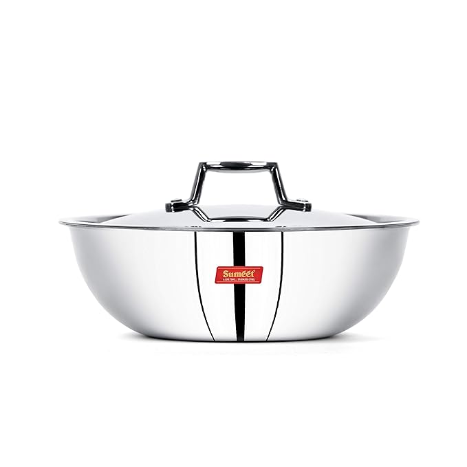 Sumeet Cook Smart Tri-Ply SAS Steel Aluminium Steel| 3 Layers Tasra wi ...