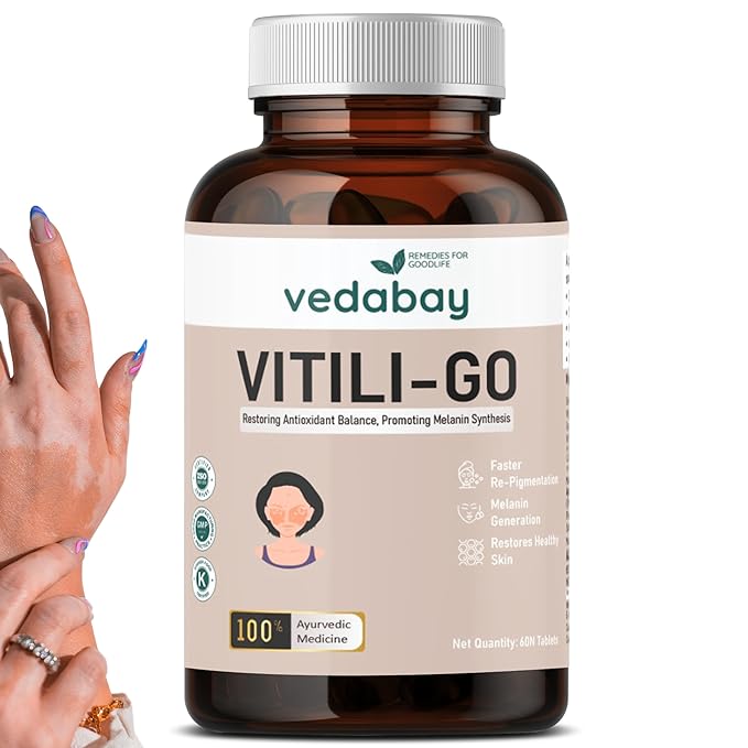 Vedabay Vitiligo Melatonin Tablets - 60 Tablets - Swadesii