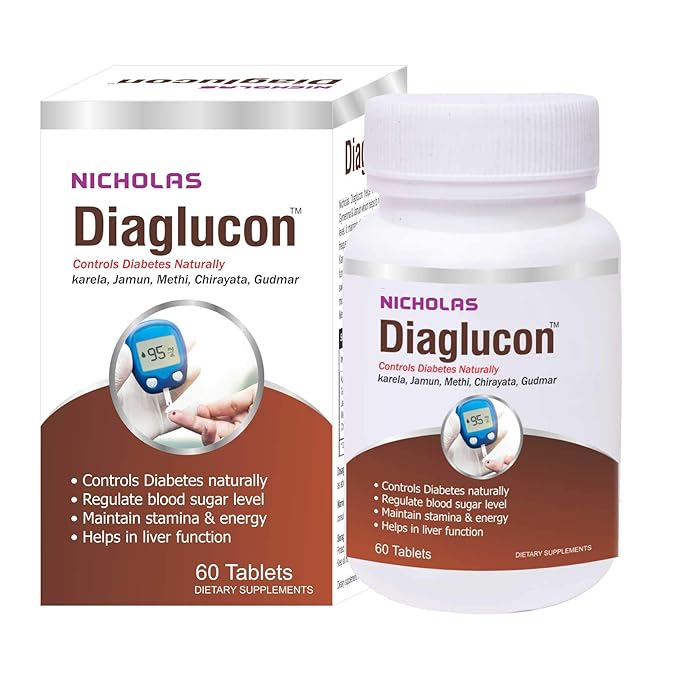 Nicholas Nutraceuticals Diaglucon for Endocrine Health - 60 Tablets ...