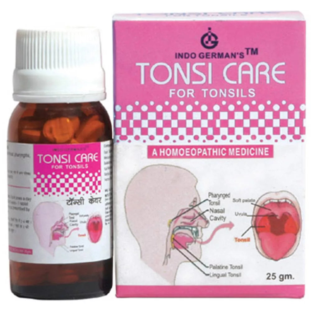 Indo German Tonsi Care Tablets - 25 gms - Swadesii