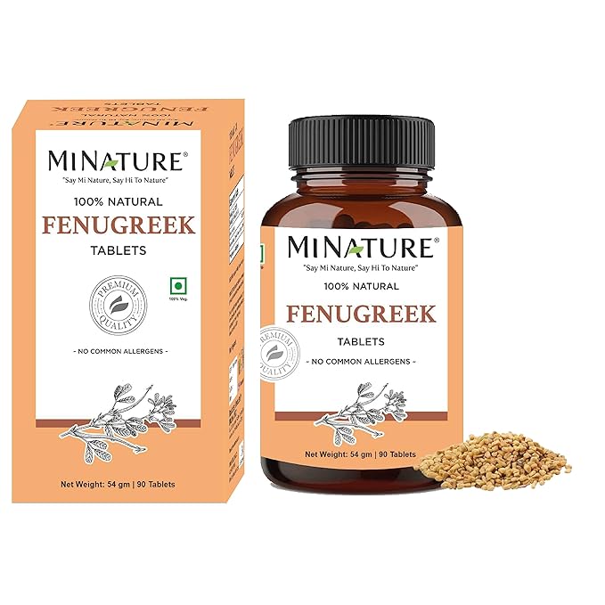 Mi Nature Fenugreek seed Tablets - 90 Tablets - Swadesii