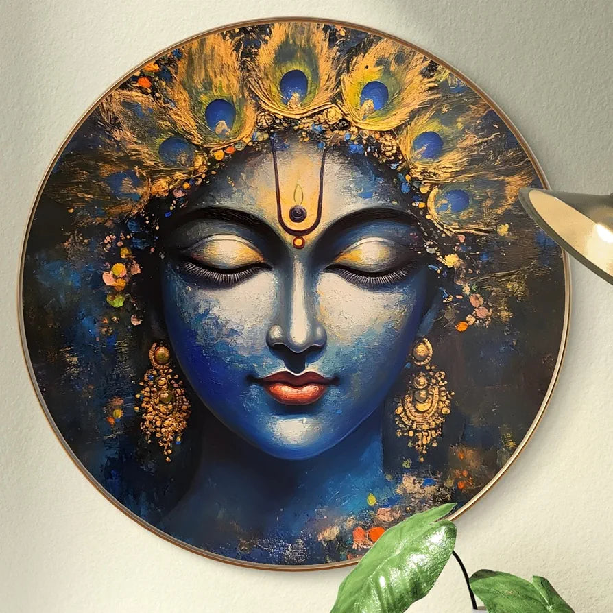 Livin'luxe Paintings Divine Blue Goddess Wall Painting with Frame - Sp ...