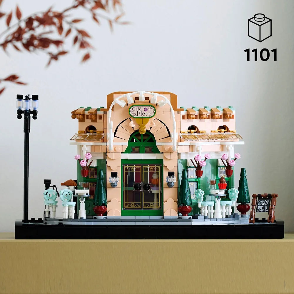 Lego Icons French Café Paris Bookshelf Decor 10362 Building Blocks for ...