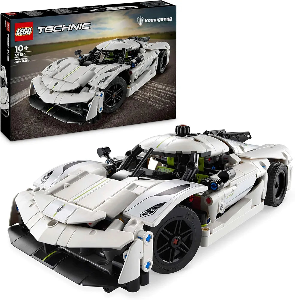 Lego Technic Koenigsegg Jesko Absolut White Hypercar 42184 Building Bl ...