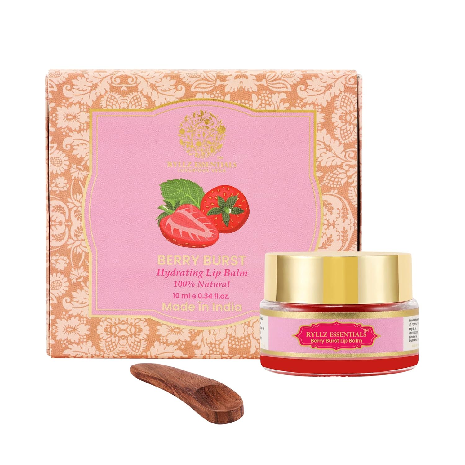 Ryllz Essentials Berry Burst Lip Balm - 10 ml - Swadesii