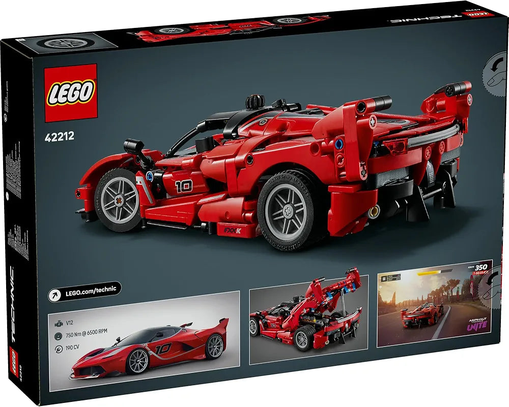 Lego Technic Ferrari FXX K Model Car Kit STEM Building Toy 42212 Build ...