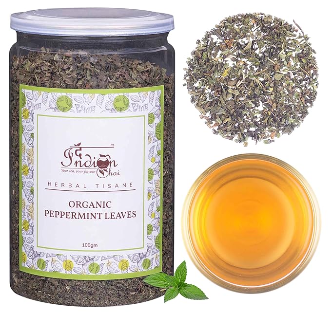 The Indian Chai - Organic Peppermint Tea - 100 gms - Swadesii