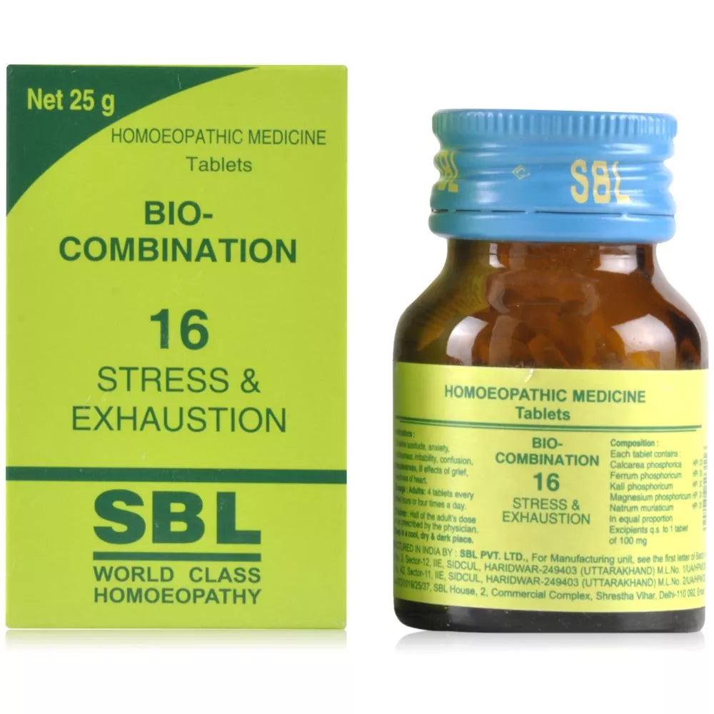 SBL Homeopathy Bio-Combination 16 Tablets - Swadesii