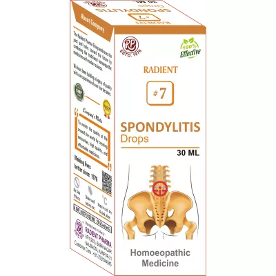 Radient 7 Spondylitis Drops - 30 ml - Swadesii