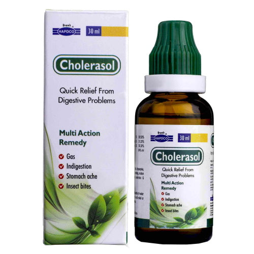 Hapdco Cholerasol Drops - 10 ml - Swadesii