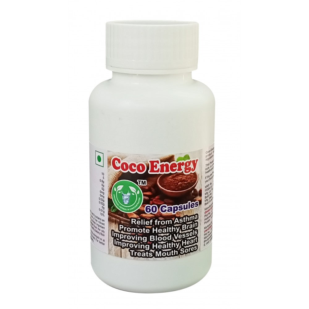Universal Herbal & Concentrates Coco Energy Capsules - 60 - Swadesii