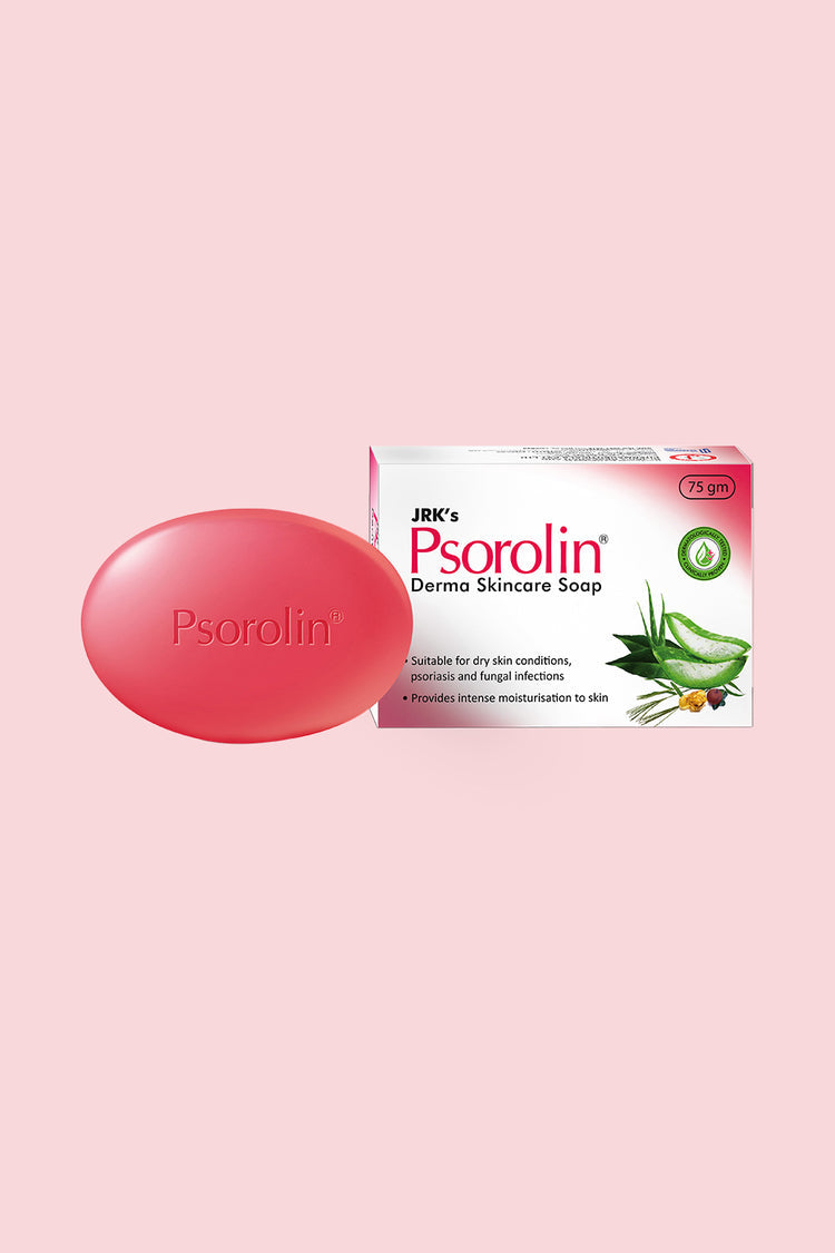 Dr. JRK's Psorolin Derma Skin Care Soap - 75 gms - Swadesii