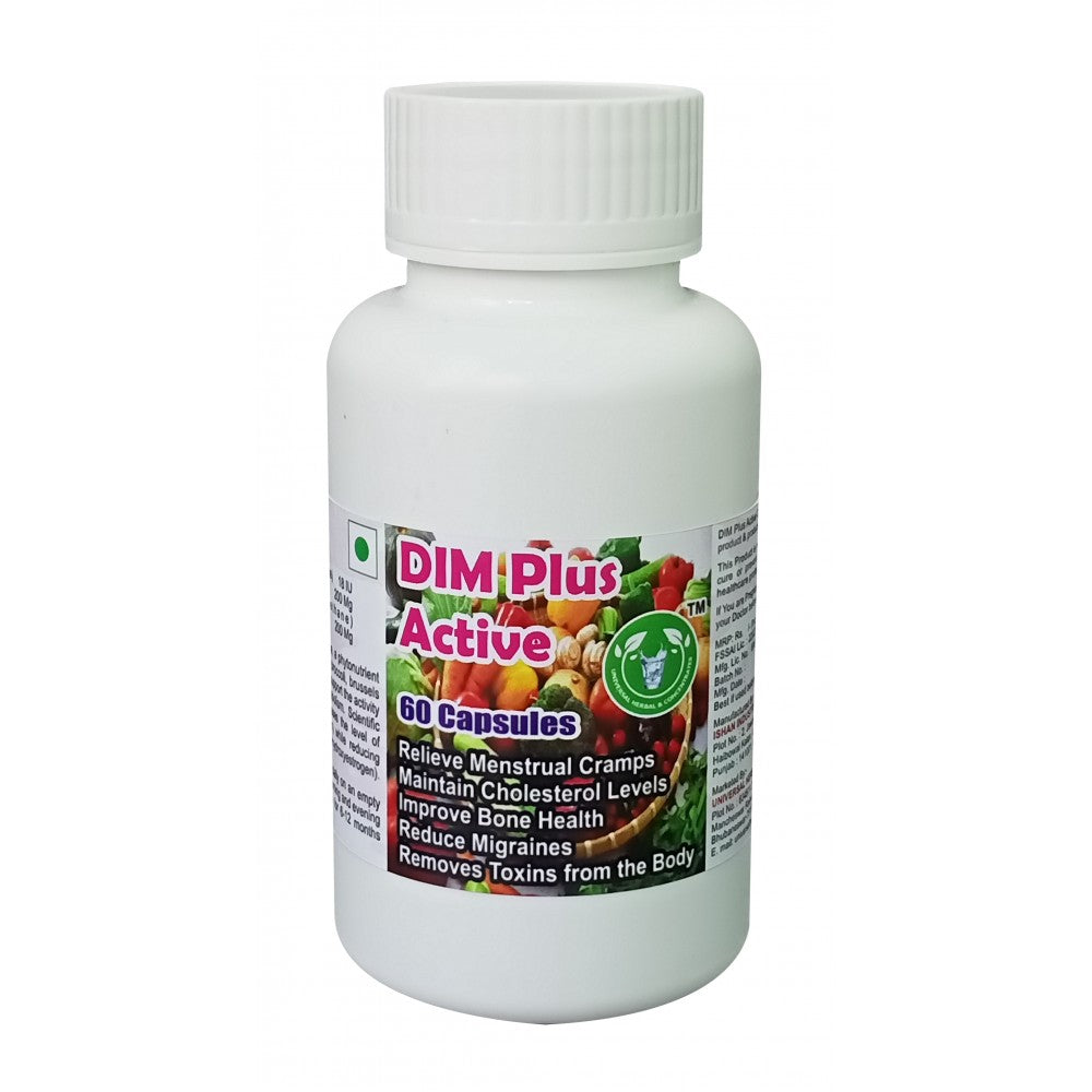 Universal Herbal & Concentrates Dim Plus Active Capsules - 60 - Swadesii