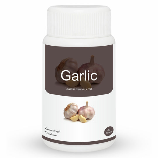 Herb Essential Garlic Tablets - 60 tabs - Swadesii
