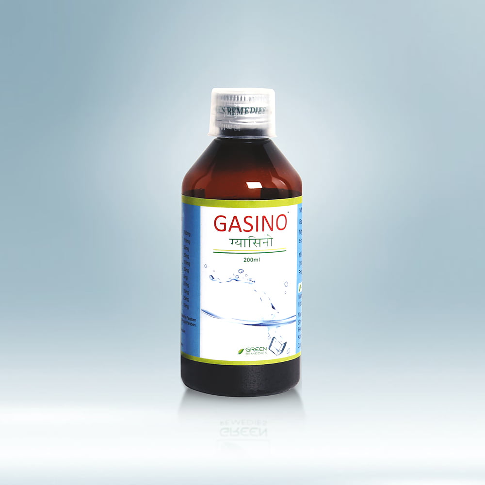 Green Remedies Gasino Syrup The King of Antacids - 200 ml - Swadesii