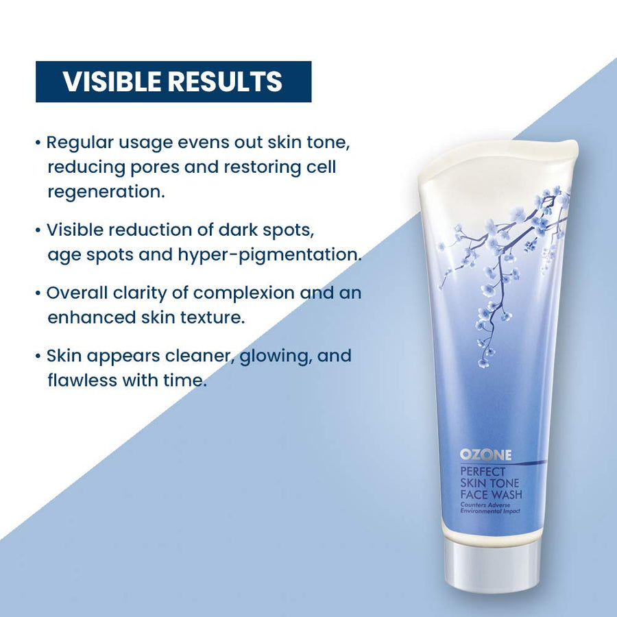 Ozone Perfect Skin Tone Face Wash - 100 ml - Swadesii