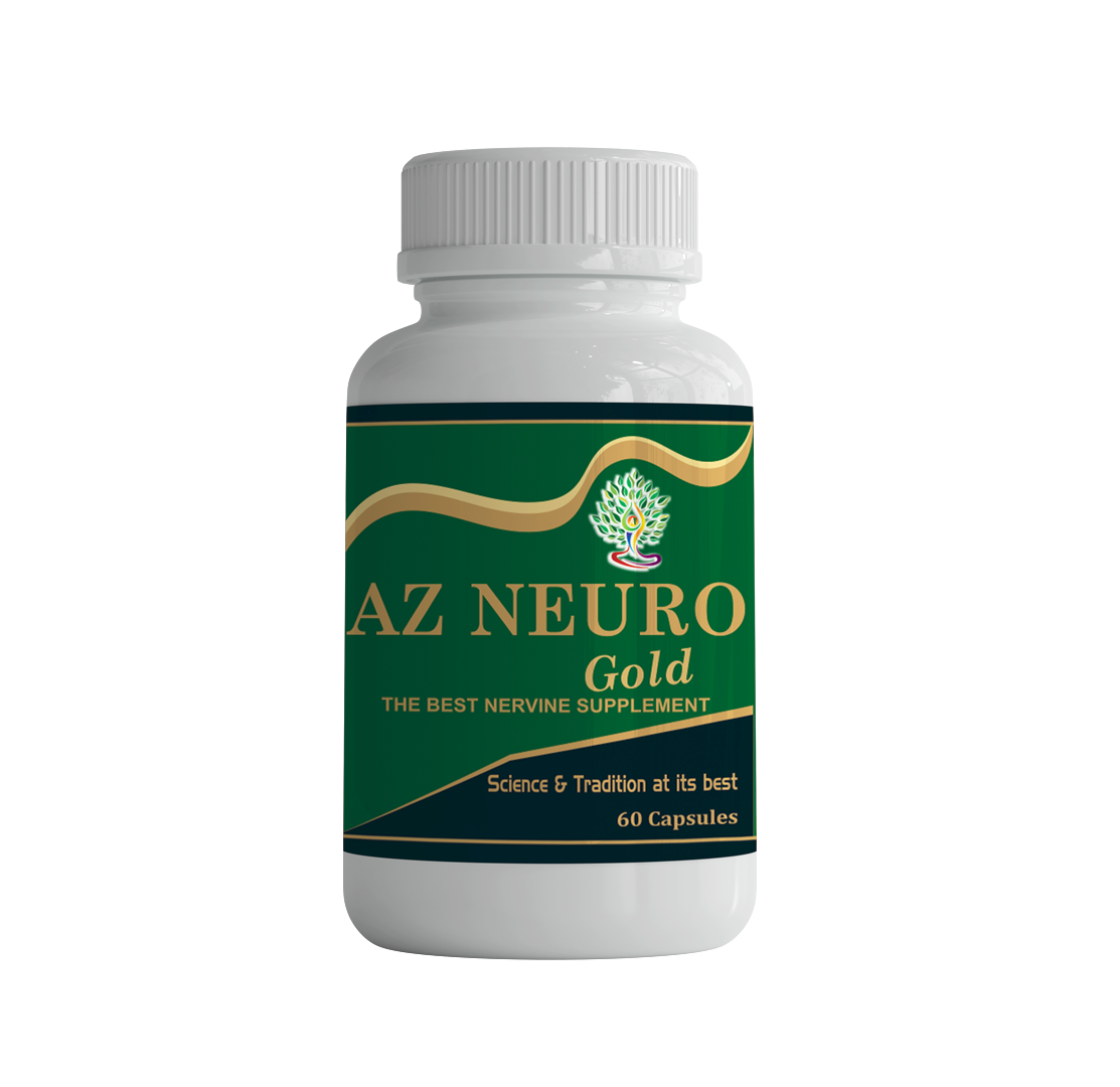 Ayurveda Yogashram Remedies Az Neuro Gold Capsules - 60 Caps - Swadesii