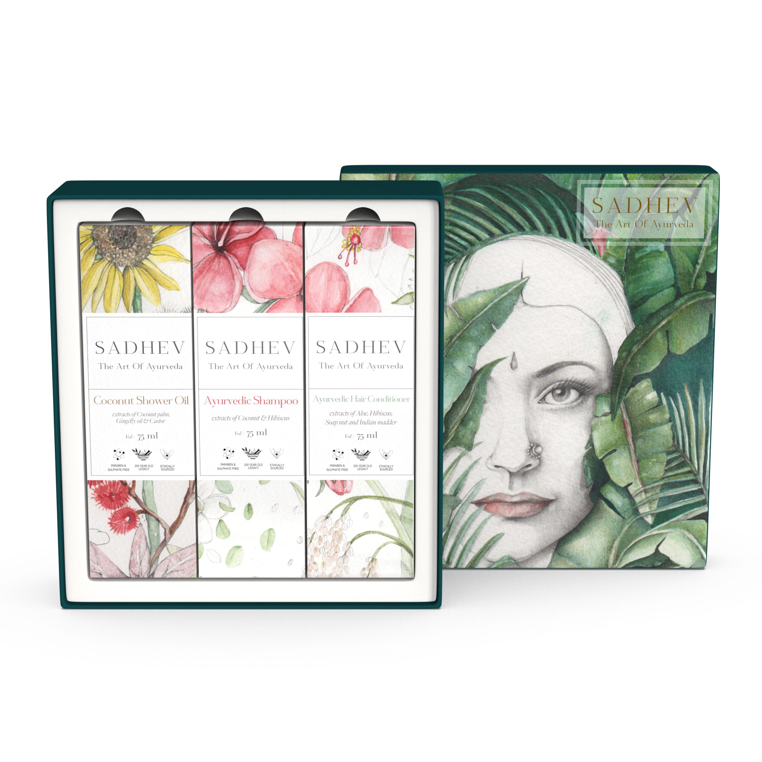 Sadhev Arva Samudra - The Shower Elixir Gift Box - Swadesii