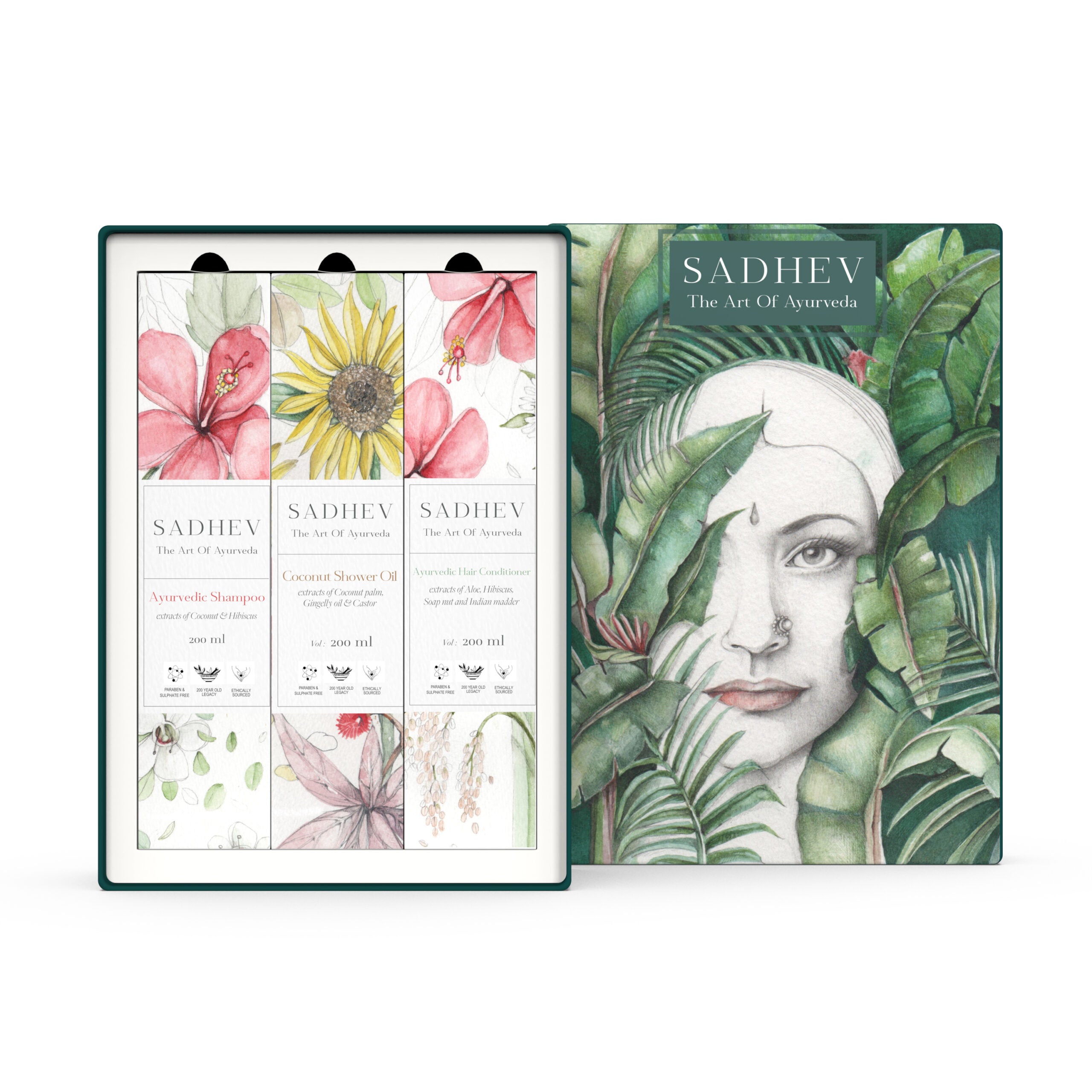 Sadhev Samudra - The Shower Elixir Gift Box - Swadesii