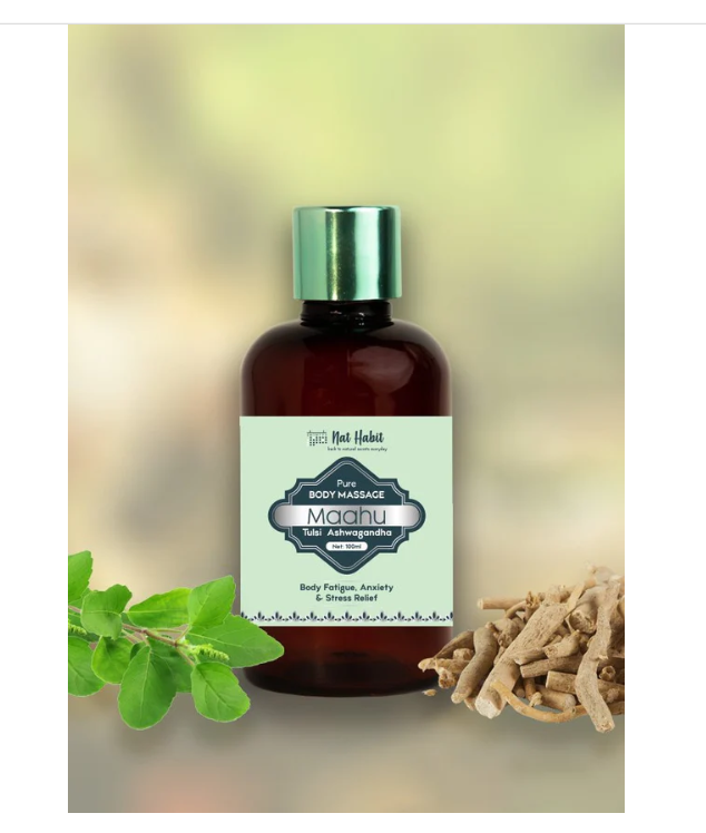 Nat Habit Pure Tulsi Ashwagandha Maahu - Swadesii