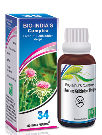 Bio India Complex 34 Liver And Gallbladder Drop - 30 ml - Swadesii
