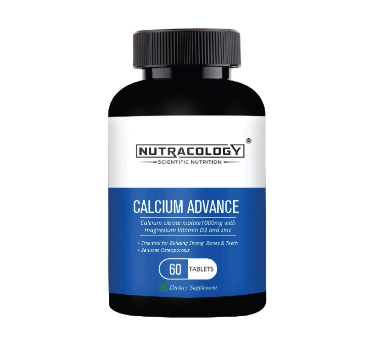 Nutracology Calcium Advance Tablets - 60 Tablets - Swadesii