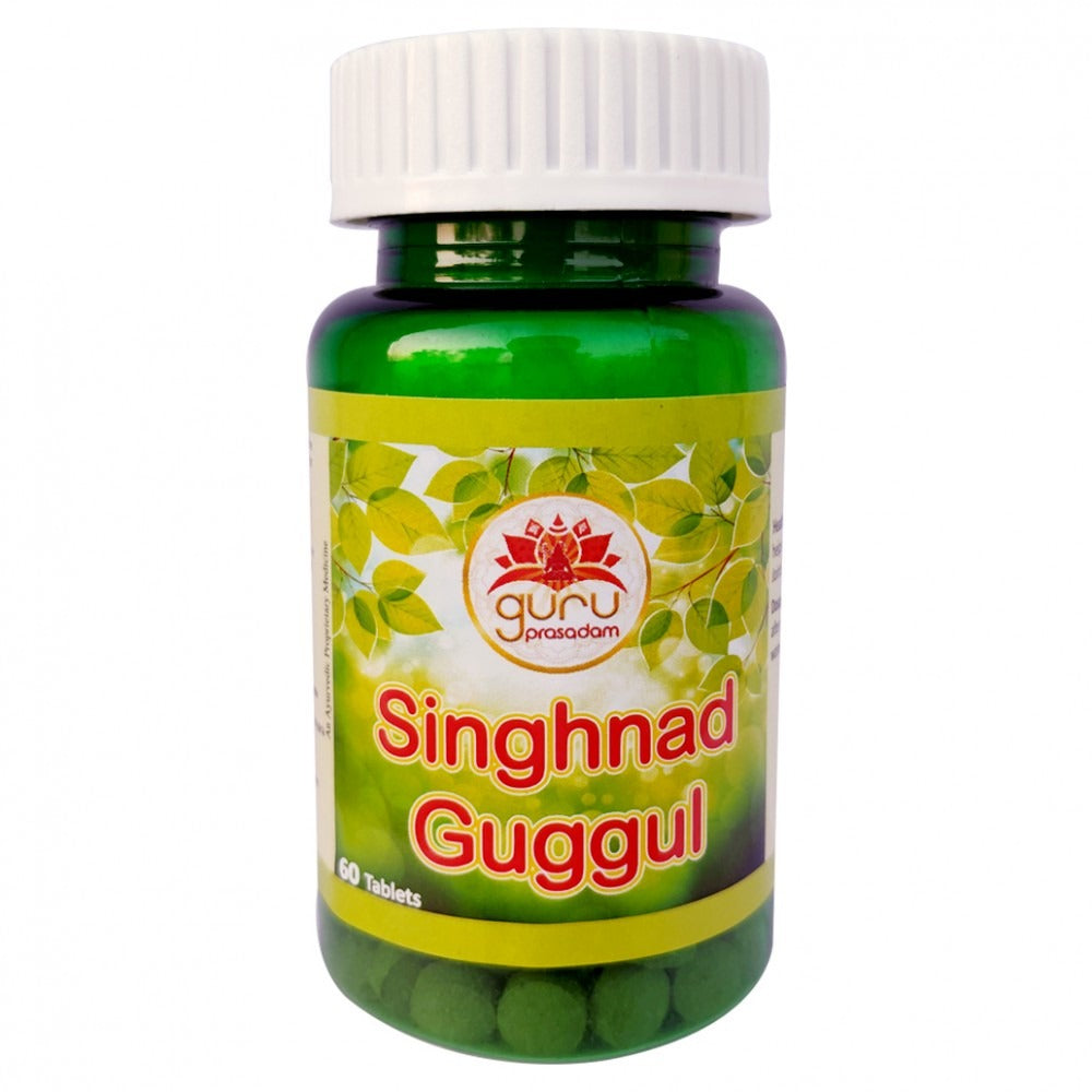 Guru Prasadam Singhnad Guggul - 60 Tablets - Swadesii