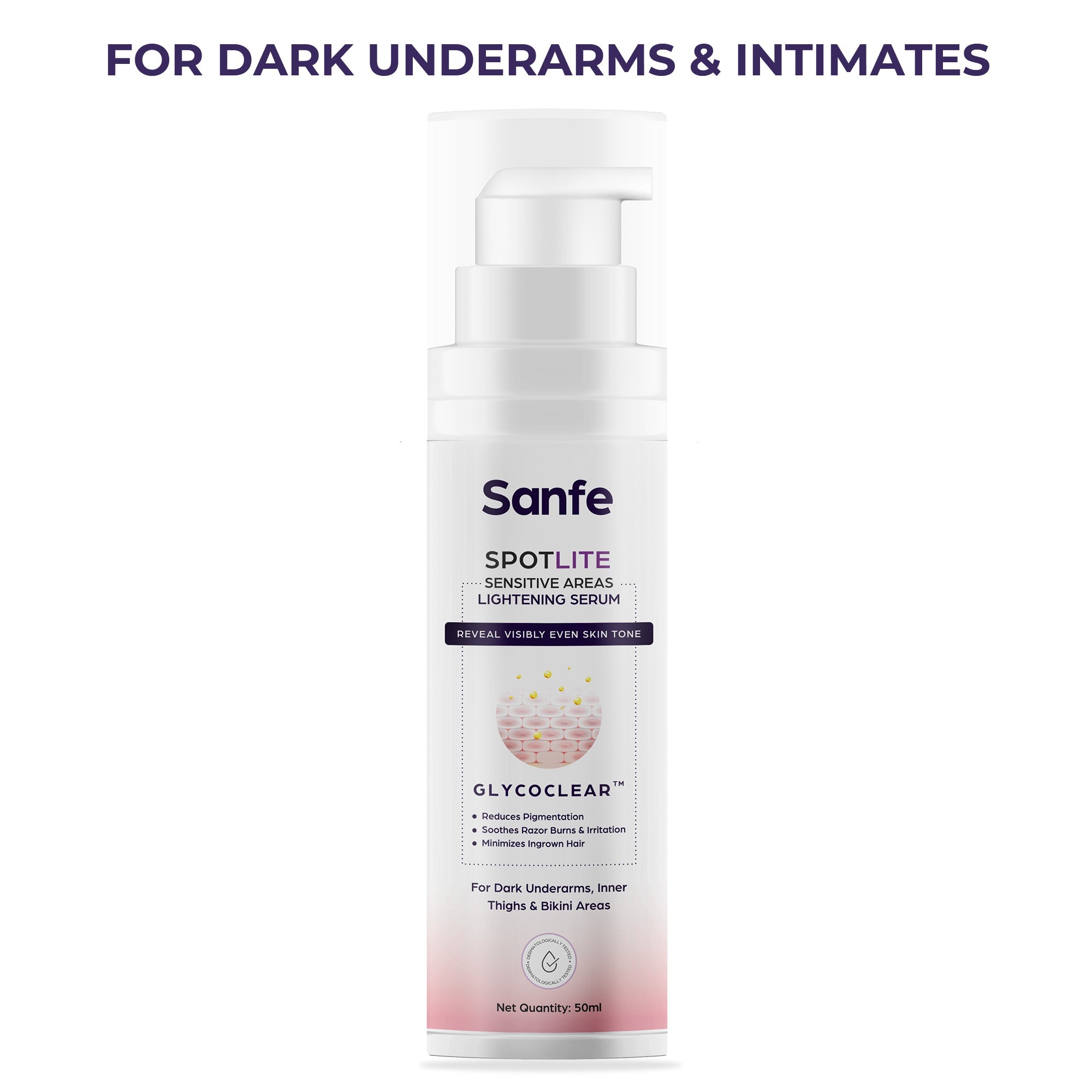 Sanfe Spotlite Sensitive Areas Lightening Serum For Women - 50 ml ...