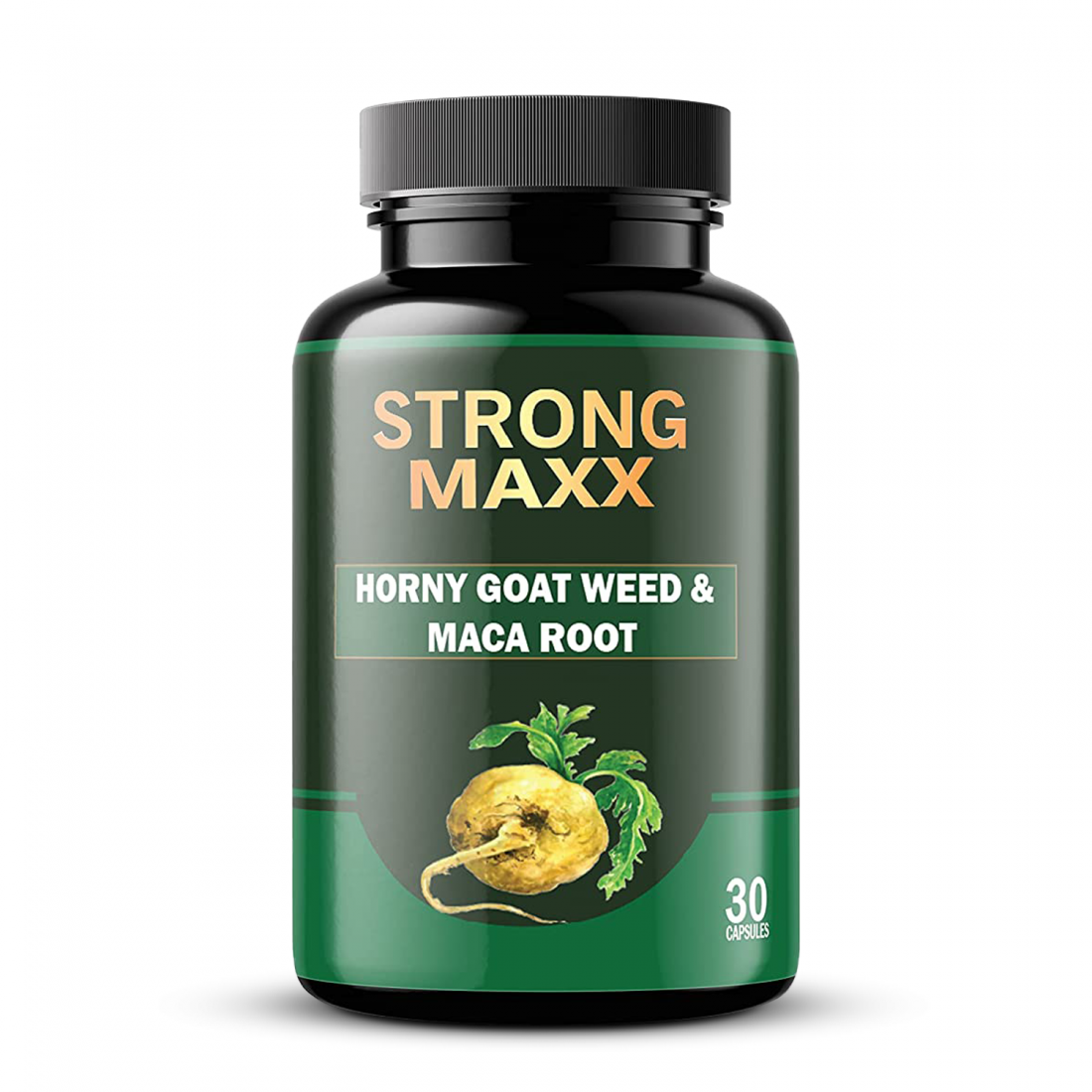 Herbalmax Strong Maxx Capsules - 30 Capsules - Swadesii