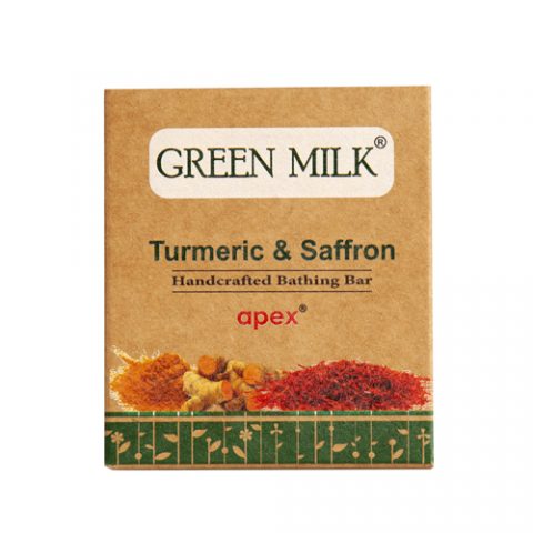 Green Milk Concept Turmeric & Saffron Handcrafted Bathing Bar - 100 gm ...