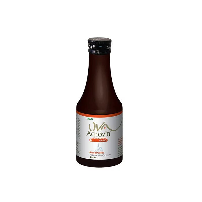 Vasu UVA Acnovin Active Syrup - 200 ml (Pack of 2) - Swadesii