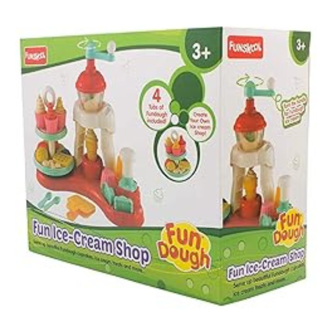 Funskool Fun Dough Ice Cream Shop Multi Colour Carton - Swadesii