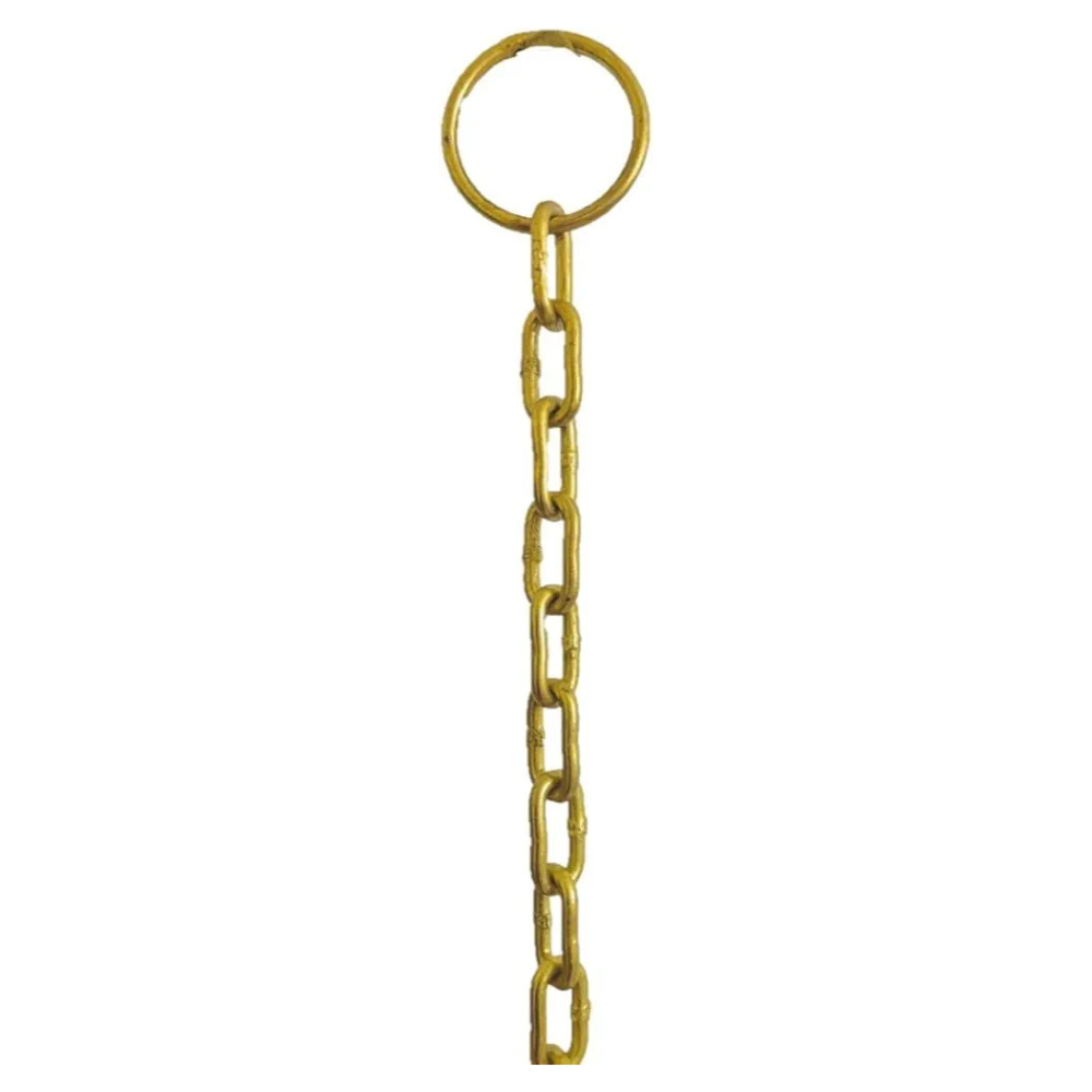 Uapan Iron Chain with Brass Finish for Hanging Bell Diya with hook ...