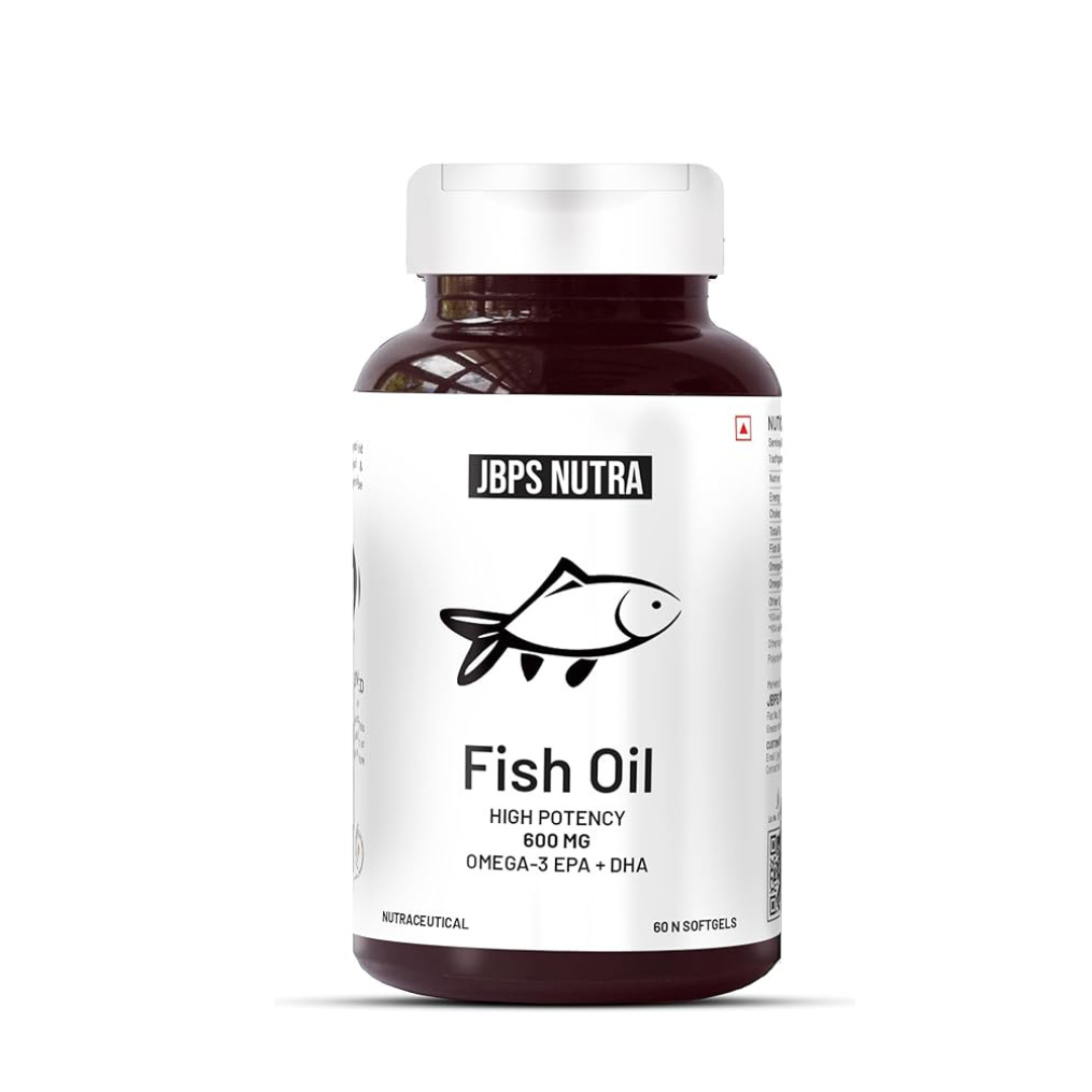 JBPS NUTRA Deep Sea Omega 3 Fish Oil 2 - 60 Capsules - Swadesii
