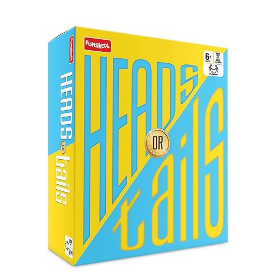 Funskool Games Heads Or Tails Party Games for Kids - Swadesii