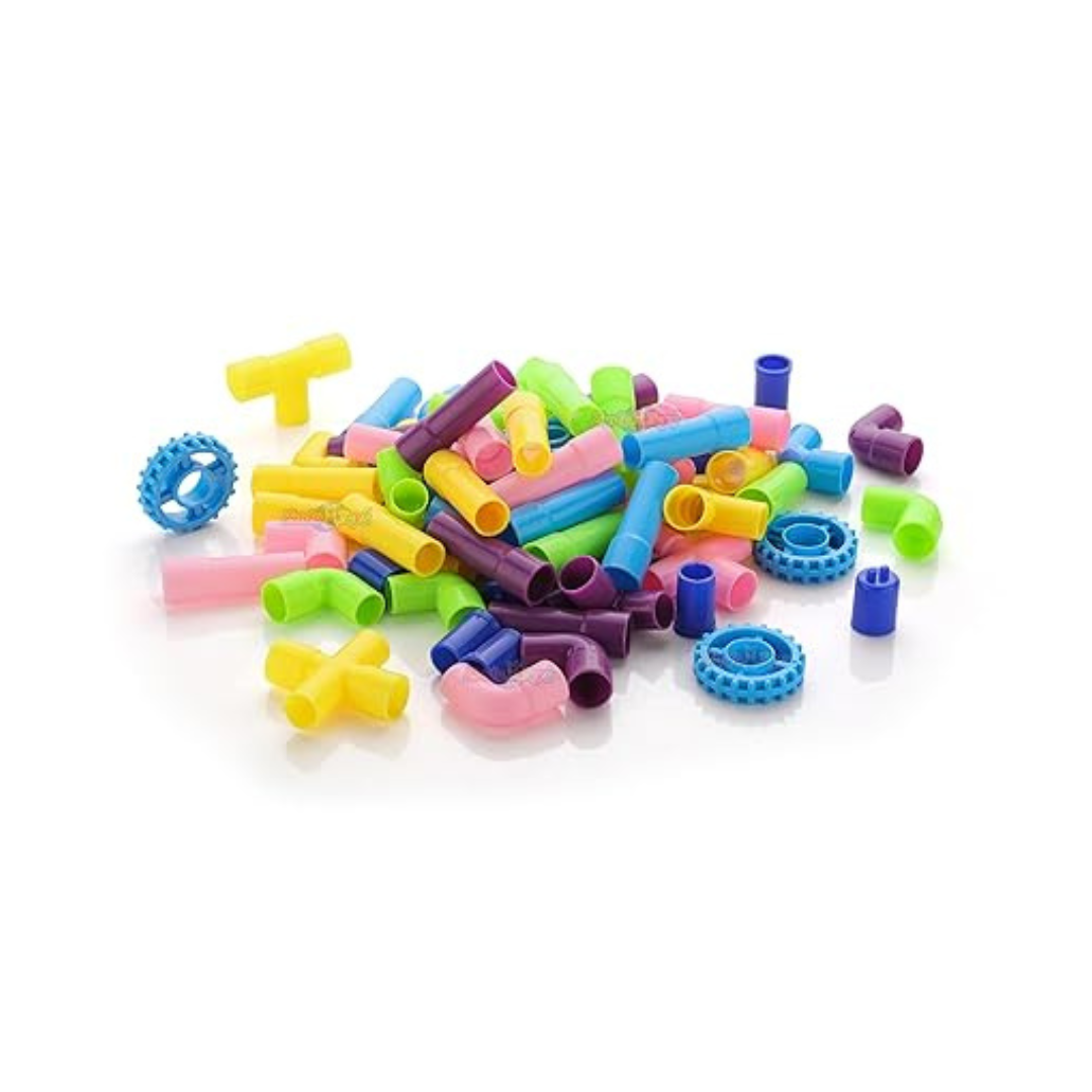 Zudo Toys Multi Coloured Educational Play And Learn Plastic Building B ...