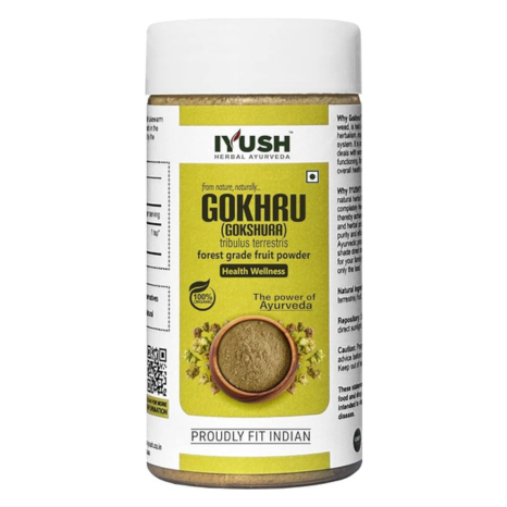 Iyush Herbal Ayurveda Gokhru Powder - 100 gms - Swadesii